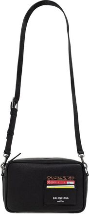 Balenciaga Schultertasche mit Kartenetui - Schwarz