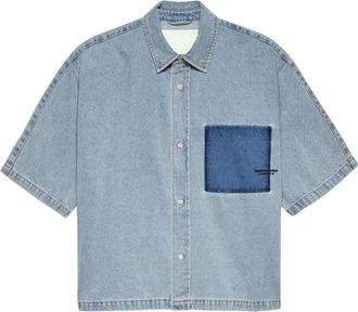 New Amsterdam Surf Association Homme, Chemises, Bleu, Taille: M Lyocell Short Sleeves