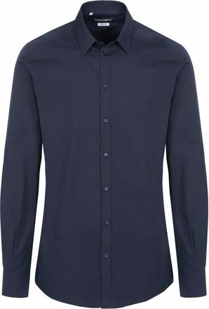 Dolce & Gabbana Herrenhemd Zeitloses Design - - Shirts - Herren - Blau - M