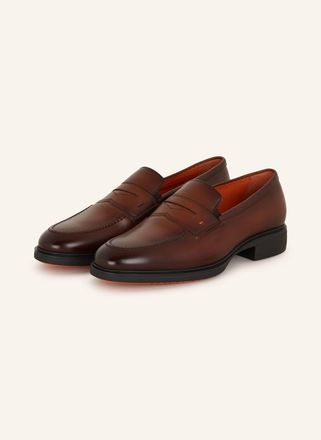 Santoni Loafer Easy braun