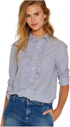 Five Jeans Five Jeans, Damen, Blusen & Hemden, Blau, LGr&ouml;&szlig;e