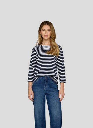 Rabe 3/4-Arm-Shirt in Streifen-Optik