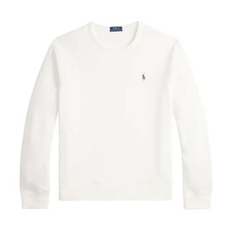 Polo Ralph Lauren SweaT-shirt col rond brod&eacute; - Homme - Sweatshirts et sweats &agrave; capuche - Blanc - Taille: S