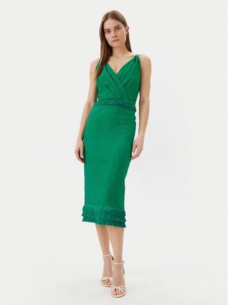 Simona Corsellini Coctailkleid P25CPAB02001 Gr&uuml;n Slim Fit