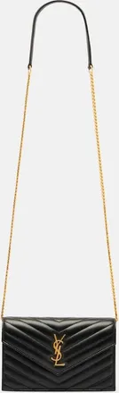 Saint Laurent Portemonnaie mit Kettenriemen Cassandre Envelope