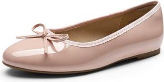 Dream Pairs Ballerines Femme Classiques avec Noeud, Chaussures Plates Confortables &agrave; Enfiler, &Eacute;l&eacute;gantes et Polyvalentes,Size 38,Rose,SDFA2404W