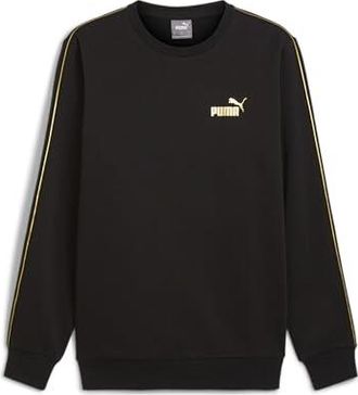 Puma Sweat à col Rond ESS Tape Minimal Gold Homme S Black