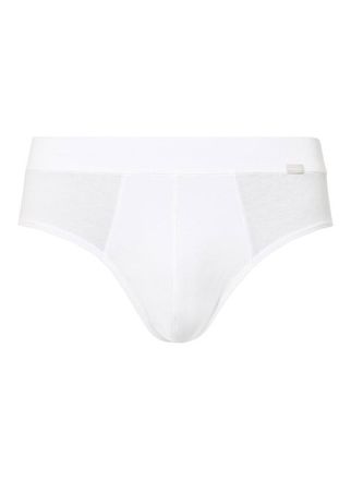 Hanro Herren Slip wei&szlig; Baumwolle & Mix unifarben