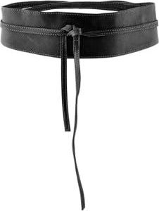 Pieces Vibs - Ceinture - Femme - Noir (Black) - FR: 75 cm (Taille fabricant: 75)