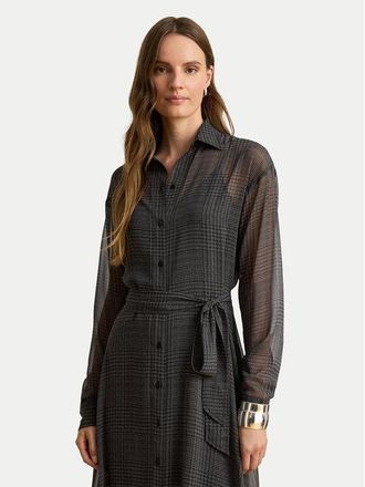 Lauren Ralph Lauren Hemdkleid 200B33077001 Dunkelgrau Regular Fit