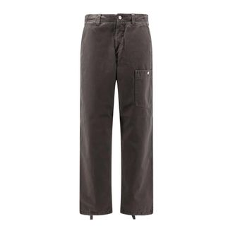 Stone Island Homme, Pantalons, Gris, Taille: W33 Wide Pantalons