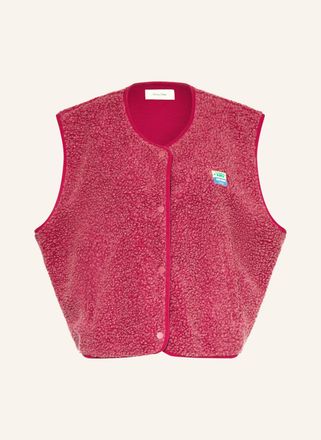 American Vintage American Vintage Teddyfell-Weste pink