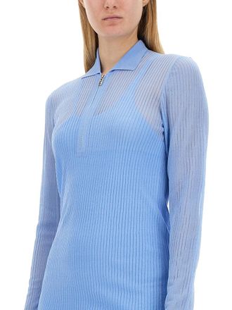 Fendi Silk Knit Dress - Blue