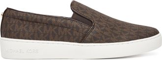 Michael Kors Sneakers aus Stoff MICHAEL Michael Kors Keaton Slip On 43F7KTFP1B Braun