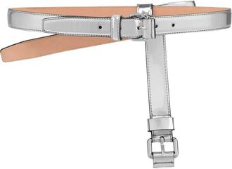 Moschino ceinture à détail de noeud - Argent