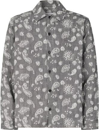 Sams&oslash;e & Sams&oslash;e Homme, Vestes, Gris, Taille: L Sacastor X Overshirt