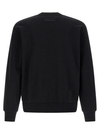 Maison Margiela Numeric Signature Spray Paint Sweatshirt - Black
