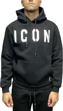 Icon Brand Sweat &agrave; capuche - Noir, Noir, XL