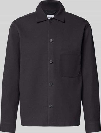 Jack & Jones Regular Fit Hemdjacke mit Kentkragen Modell REGENT