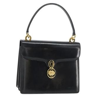 Gucci Sac &agrave; main vintage en cuir Pre-owned - Femme - Pre-owned - Noir - Taille: ONE Size