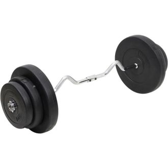 vidaXL vidaXL Curlstange mit Gewichten 60 kg