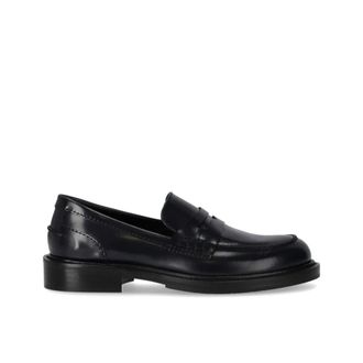 Guglielmo Rotta Blaue Leder Page Loafer - - Shoes - Damen - Blau - 37 EU