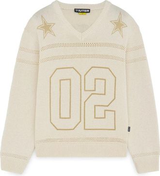 Iuter Iuter, Homme, Pulls, Beige, Taille: XL Football Sweater Stars