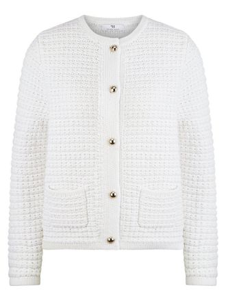 Peter Hahn Strickjacke Peter Hahn weiss