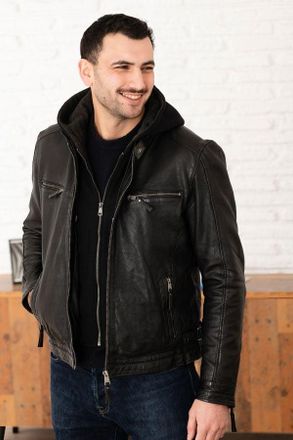 Cityzen Blouson Kansas hood black