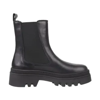 Tommy Jeans Schwarze Chelsea Stiefeletten - - Shoes - Damen - Schwarzk - 39 EU