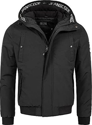 Indicode Hommes Albany Jacket | Veste à capuche Black XL