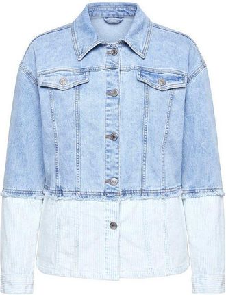 Angel Of Style Jeansjacke Jeansjacke Loose Fit Patchlook Langarm