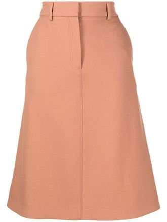 Stella McCartney jupe droite en maille - Rose