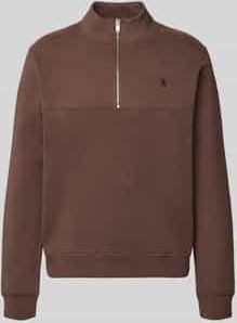 Armedangels Regular Fit Troyer aus reiner Baumwolle Modell WAARLO FLEECE