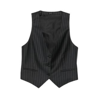 Tom Ford Lederweste - - Suits - Damen - Schwarzk - XS