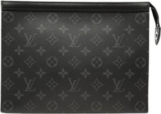 Louis Vuitton Pre-owned Monogram Eclipse Clutch - Homme - Pre-owned - Noir - Taille: ONE Size
