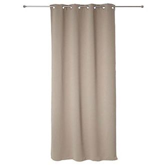 Atmosphera HomeMaison HM69120598D Paire de Rideaux Occultant Polyester Lin 135 x 240 cm
