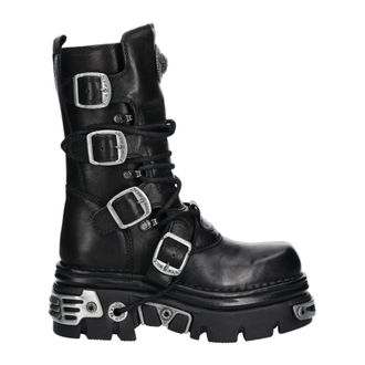 New Rock Ankle Boots - - Shoes - Damen - Schwarzk - 42 EU