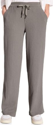 Street One Wide Leg Hose mit Struktur