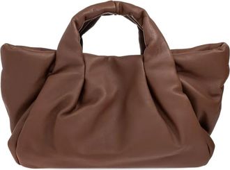 Munthe cabas Lixia à fronces - Marron