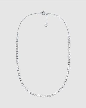 Michael Kors Tennis-Halskette in Silber
