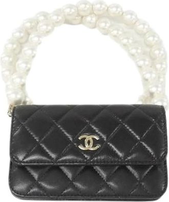Chanel Pre-owned Cuir petite-maroquinerie - Femme - Pre-owned - Noir - Taille: ONE Size