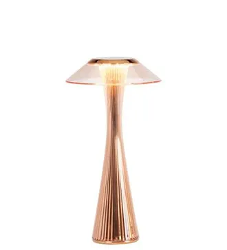 Kartell Space, Lampe de Table, Cuivre