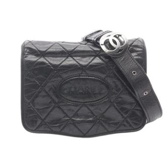 Chanel Sac banane vintage doccasion - Femme - Pre-owned - Noir - Taille: ONE Size