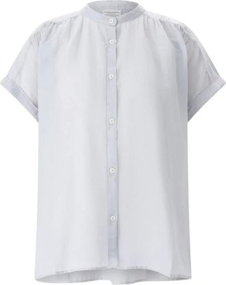 Roberto Collina Femme, Blouses et Chemises, Gris, Taille: 38 FR Chemises
