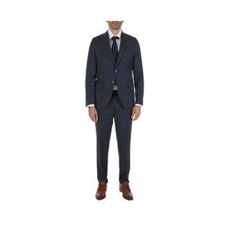 Michael Kors Super 120S Slim Fit Anzug - - Suits - Herren - Blau - XL