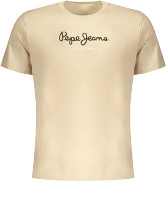 Pepe Jeans London Homme, Tops, Beige, Taille: XL Short Sleeve T-Shirt