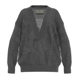 Akep V-Ausschnitt Pullover - - Knitwear - Damen - Grau - XS