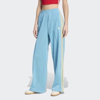 adidas Sporthose ADIDAS ORIGINALS FIREBIRD, LOCKER GESCHNITTEN, Damen, Gr. XL, N-Gr, blau (preloved blau, ice tangerine, normal, gr.), Obermaterial: 100% Pol