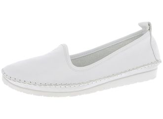 Andrea Conti 0027449 Damen Slipper Ballerinas Mokassins, Gr&ouml;&szlig;e:40 EU, Farbe:Wei&szlig;